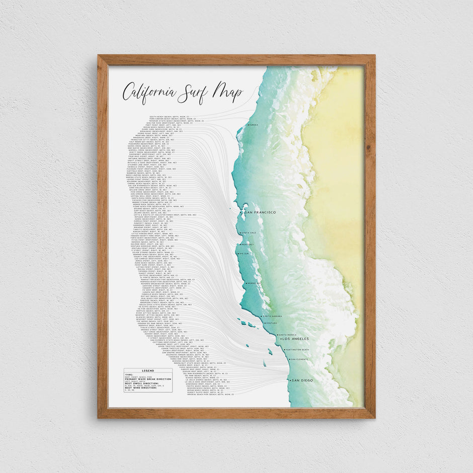 The 30 Best Surfing Spots in California – Sander Maps